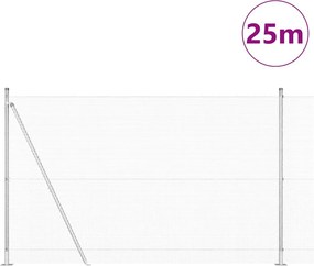 Svařovaná drátěná plotina s betonovou základnou 25 x 1,4 m 3352324