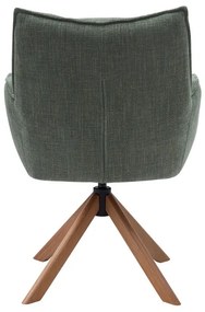 Designová otočná židle Callahan II lesnická zelená
