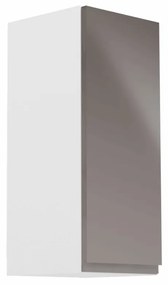 Horní kuchyňská skříňka G30 Aurellia (bílá + lesk šedý) (P). 1015799