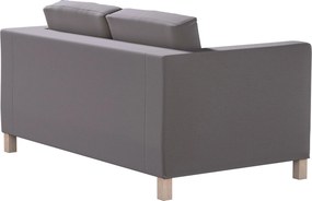 Potah na pohovku IKEA  Karlanda 2-místná, krátký barva hnědá látka sametová