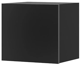 Obývací stěna CALABRINI b | 200 cm | 8 dílů I1 | bílá lesk/černá lesk