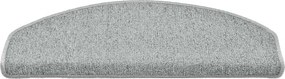 Schodové rohože 30 ks 65 x 24 x 4 cm světle šedé, půlkulaté, velké 3365762