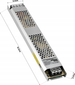 BERGE Tenký LED zdroj 12V - 300W - 25A - IP20