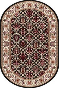 Kusový koberec Tamir granat ovál 120 x 170 cm ovál