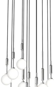 Designový lustr Ero 12 chrom