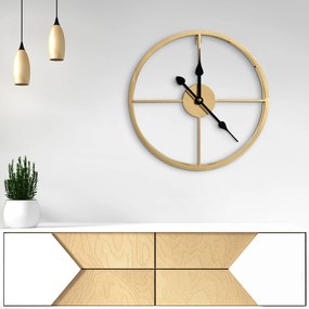 Dekorační kovové nástěnné hodiny v moderním minimalistickém stylu