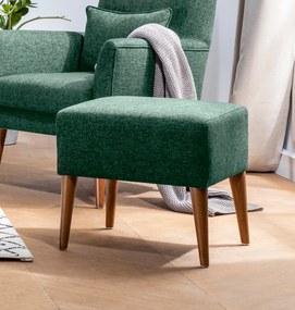 Atelier del Sofa Taburet Zeni - Green, Zelená