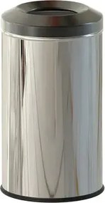 ALDA Fireguard 20 l / Odpadkový koš / samozhášecí / nerez ocel / leskl