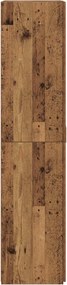 Vysoký bufet Staré dřevo 80 x 42 x 185 cm 3365594