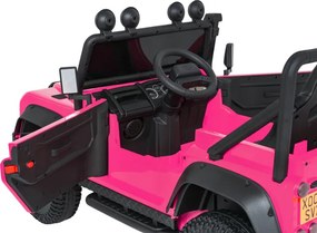 Elektrické autíčko Land Rover Defender 110 SVX růžové