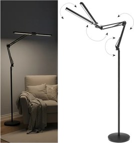 BRILAGI - LED Stm. flexibilní stojací lampa VARIO LED/14W/5V 157 cm černá