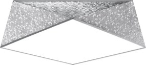 Sollux Lighting Stropní svítidlo HEXA 45 stříbrné