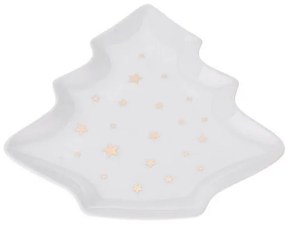 Koopman Porcelánový servírovací talíř Tree, 27 x 26 cm