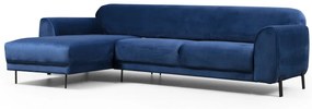 Designová sedačka Haylia 287 cm modrá - levá