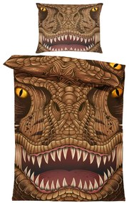 Povlečení T-rex face (Rozměr : 1x140/220 + 1x90/70)