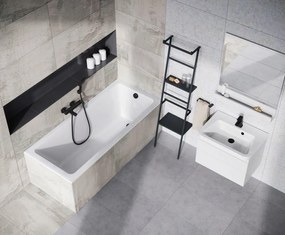 Ravak 10° Slim vana obdélníková 170 x 75 cm litý mramor bílá CA71300000