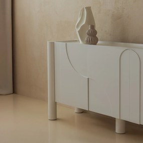 Designová komoda Lunaria 160 cm bílá