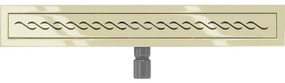Mexen Flat M18 lineární odtok 70 cm, Zlatá - 1523070-15