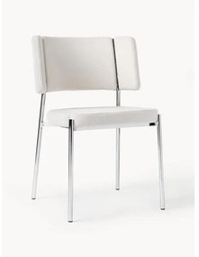Bouclé čalouněné židle Samantha, 2 ks