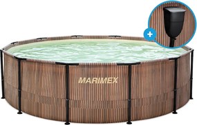 Marimex | Bazén Marimex Florida 4,57x1,32 m se zabudovaným skimmerem - motiv TEAK | 10340322