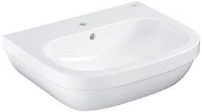 Grohe Euro Ceramic - Umyvadlo s přepadem, 600x480 mm, PureGuard, alpská bílá 3933500H