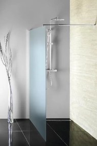 Aqualine Walk-In - Sprchová zástěna 1000x1900 mm, sklo BRICK WI100