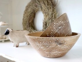 Dřevěná servírovací mísa z mangového dřeva Tours Bowl - Ø 30*10 cm