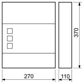 Poštovní schránka RICHTER BK.525.G.AM (anracit matný), RICHTER antracit matná