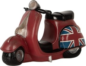 Dětská stolní LED lampička červený skútr Scooter - 27*10*16 cm