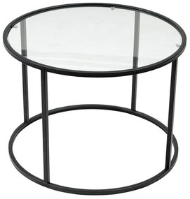 Designový konferenční stolek Mateo 60 cm černý