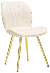 Designová jídelní židle Dandelion II krémová