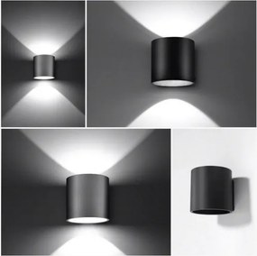 Nástěnné svítidlo SOLLUX Orbis 1 G9 1x40W bez zdroje SL.0048 černá