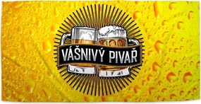 Sablio Ručník Vášnivý pivař - 70x140 cm
