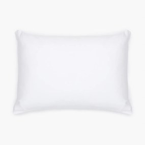 MARIELI Aurora - Bílý povlak na polštář z bavlněného perkálu Velikost polštáře: 70 x 90 cm
