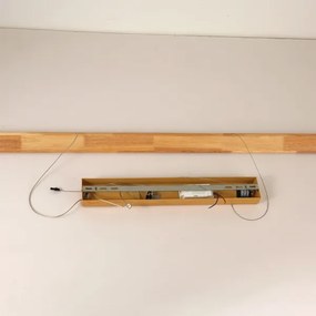 Brilagi - LED Lustr na lanku UMEA WOOD LED/30W/230V 120 cm dřevo