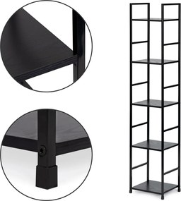 Regál LOFT 29 cm černý