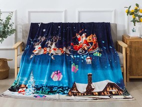 XPOSE® Mikroplyšová deka VÁNOCE 2 140x200 cm