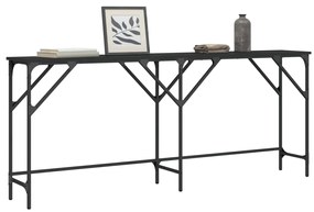 Konzolový stolek černý 180 x 29 x 75 cm kompozitní dřevo - Default Title