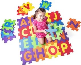 PLASTICA Pěnové puzzle Abeceda / 28,5x28,5 cm / pěna / od 12 měsíců