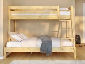 Patrová postel Harry  Borovice přírodní 
90x200 cm