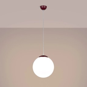 Sollux Lighting Závěsné svítidlo UGO 30 bordó