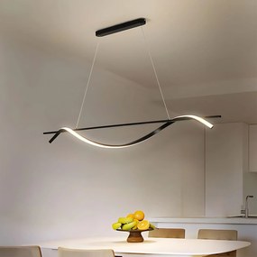 Toolight Toolight, LED závěsná lampa 120cm, 27W, 3000K, LHJ019-CP, černá, OSW-50004