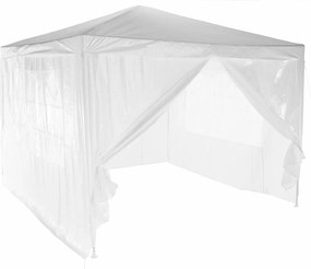 Zahradní párty stan, bílá, 3x3 m, TEKNO TYP 1