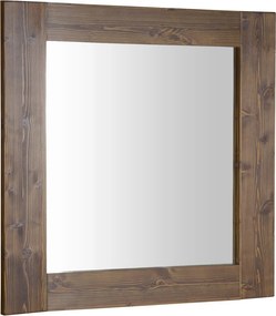 Sapho Brand zrcadlo v rámu 80 x 80 x 3 cm mořený smrk BA051S