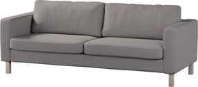 Potah na pohovku IKEA Karlstad, 3-místná, rozkládací barva béžová látka pletený vzor