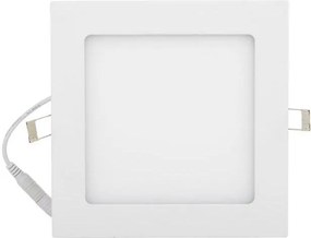 LEDsviti Stmívatelný bílý vestavný LED panel 175x175mm 12W denní bílá (6757)
