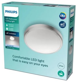 Philips - LED Koupelnové stropní svítidlo DORIS LED/17W/230V 4000K IP44