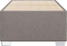 Rám postele bez matrací taupe 80x200 cm textil 3284433