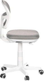 Dětská otočná židle šedá KA-C801 GREY