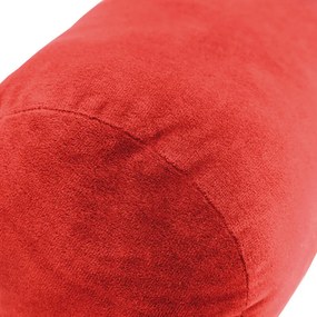 SCANquilt polštářek - válec VELVET cihlová 15 x 40 cm